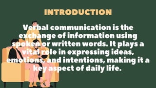 Verbal-Communication-Educational-Presentation | PDF