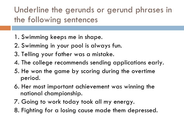 Examples Of Gerunds Gerund Phrases Definition And Examples Of Gerunds Gerund Phrases Definition And