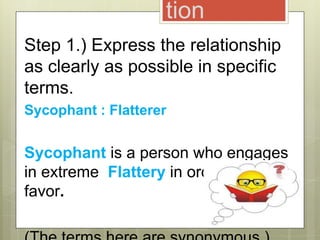 Verbal analogy | PPTX