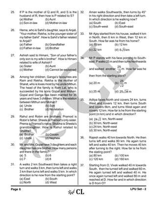 Verbal and logical question | PDF