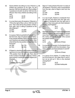 Verbal and logical question | PDF
