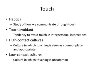 Verbal and non verbal communication-Types of nonverbals | PPT