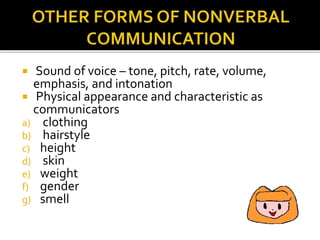 Verbal and non verbal communication | PPTX