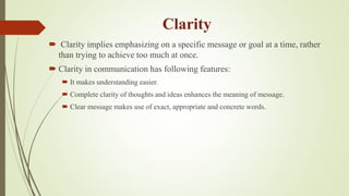 Clarity In Communication
