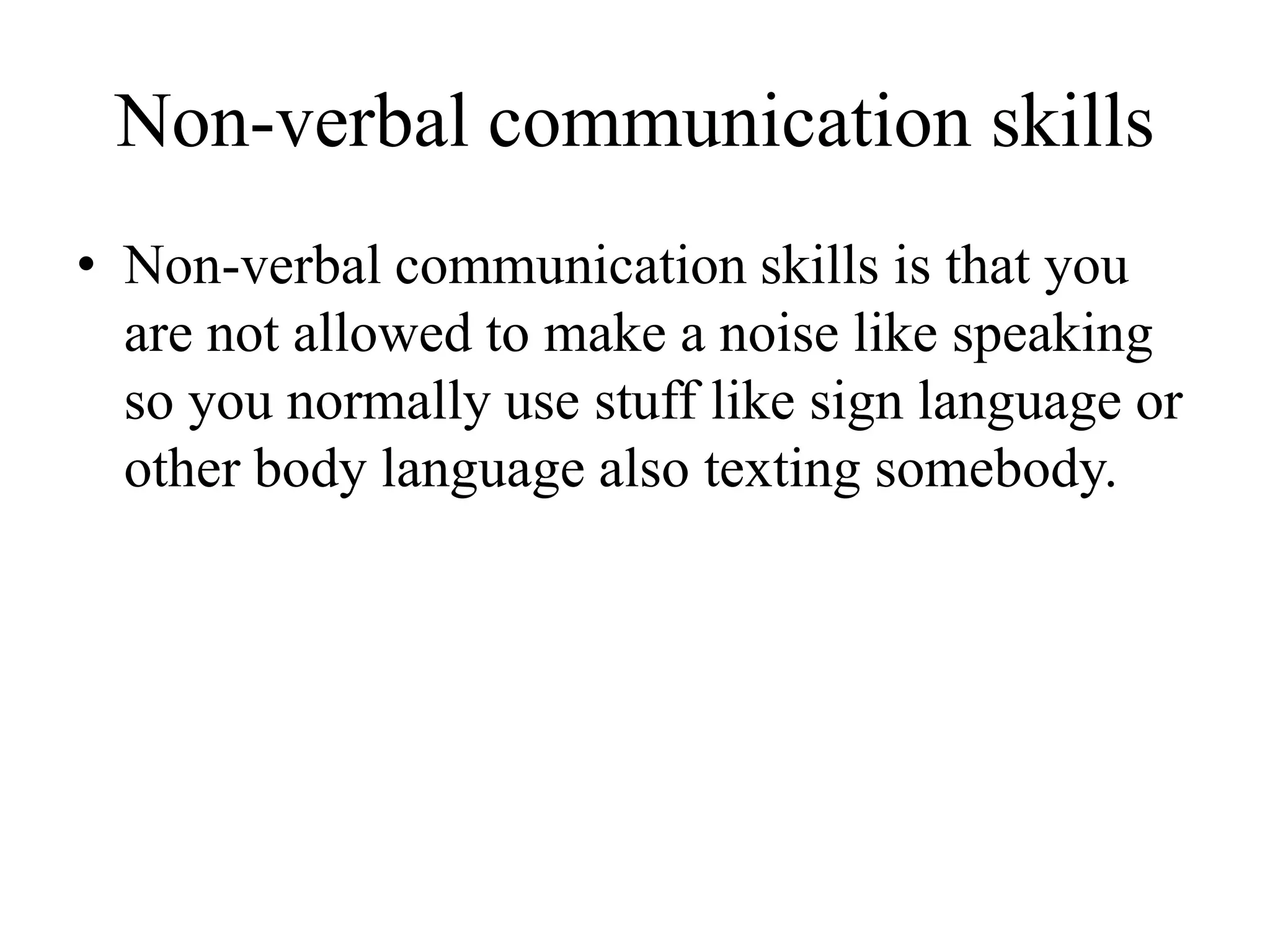 Verbal and non verbal communication skills | PPTX