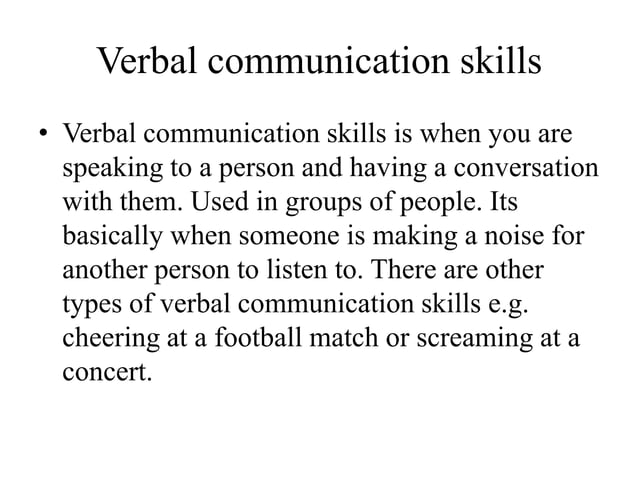 Verbal and non verbal communication skills | PPTX