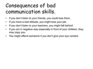 Verbal and non verbal communication skills | PPT