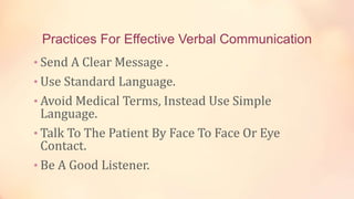 Verbal and Non verbal communication pptx | PPTX