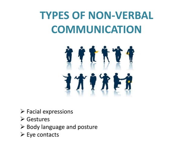 Verbal and nonverbal communication