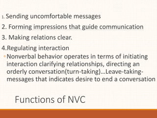 Verbal and nonverbal communication | PPTX