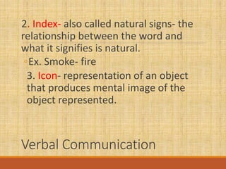 Verbal and nonverbal communication | PPTX