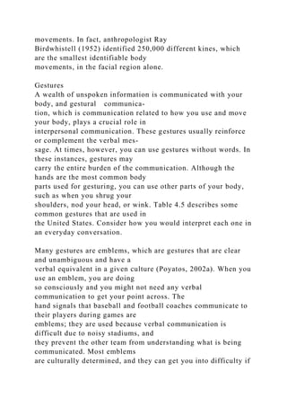 Verbal and Nonverbal Communication Making Every Word and .docx