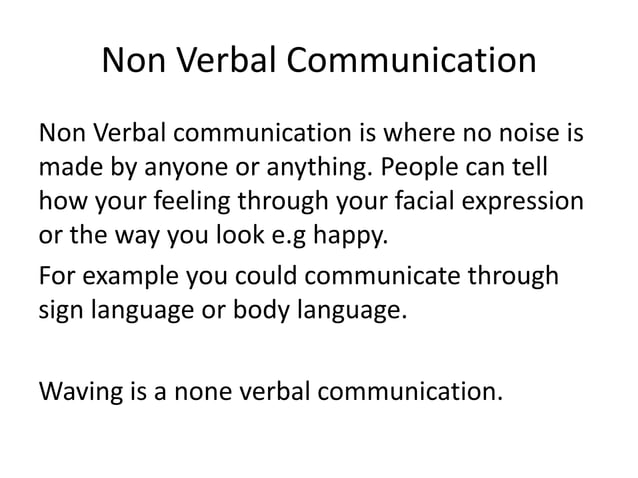 Verbal and non verbal communication skills | PPTX