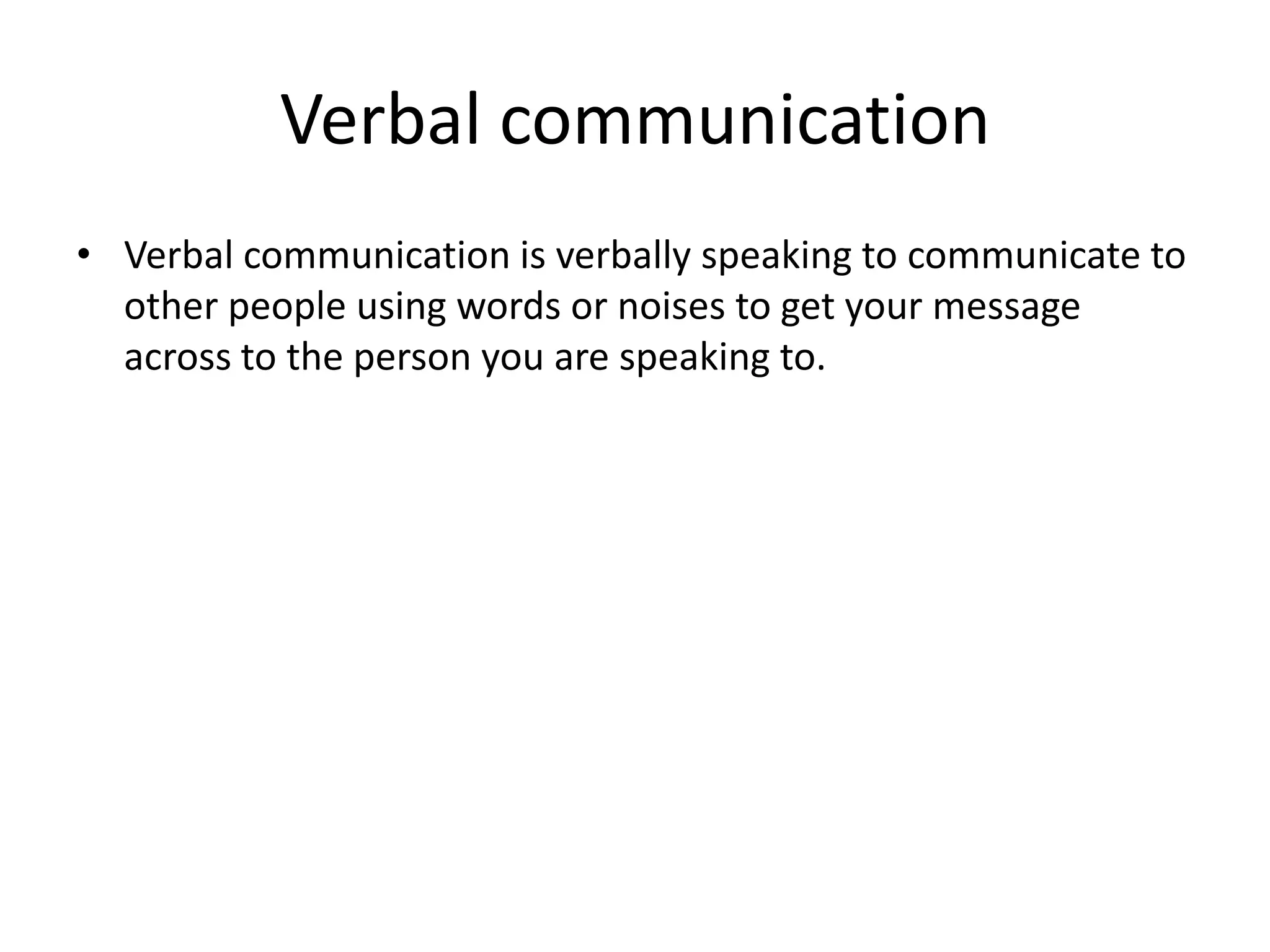 Verbal and non verbal communication skills | PPT