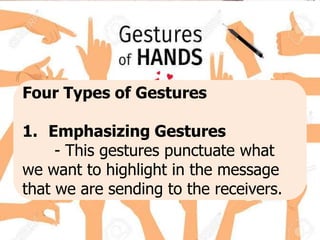 Types nonverbal communication | PPTX