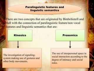 Verbal and non verbal signaling | PPT