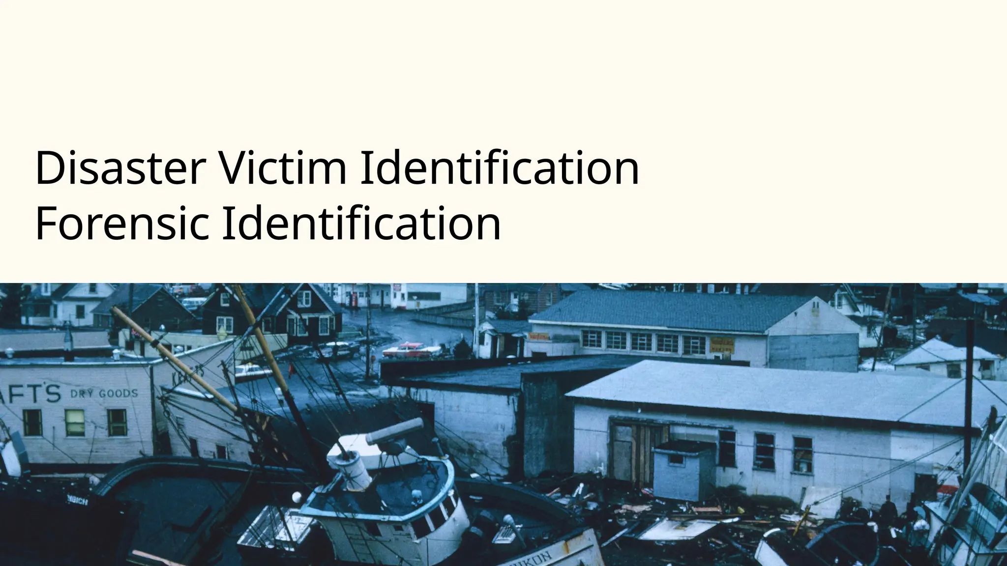 Verbal Autopsy Disaster Victim Identification Forensic Identification.pptx