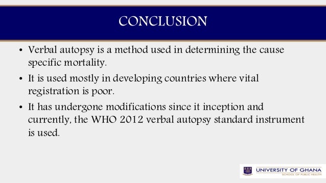 Verbal Autopsy Va 