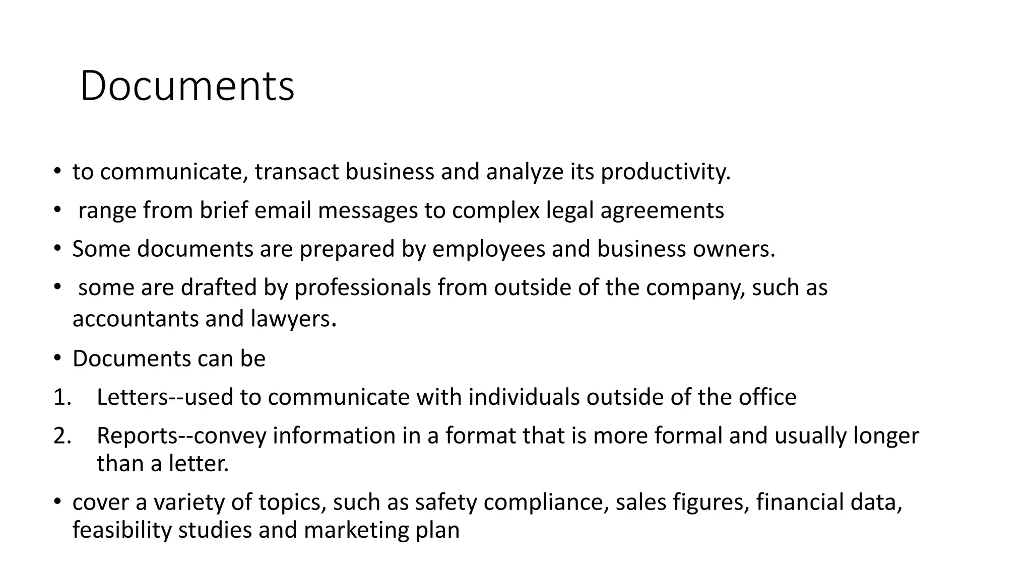 directives and instructions | PPTX | Business | Business and Finance