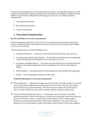 Verbal communication report | PDF