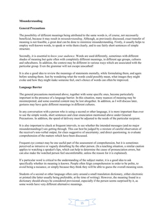Verbal communication report | PDF