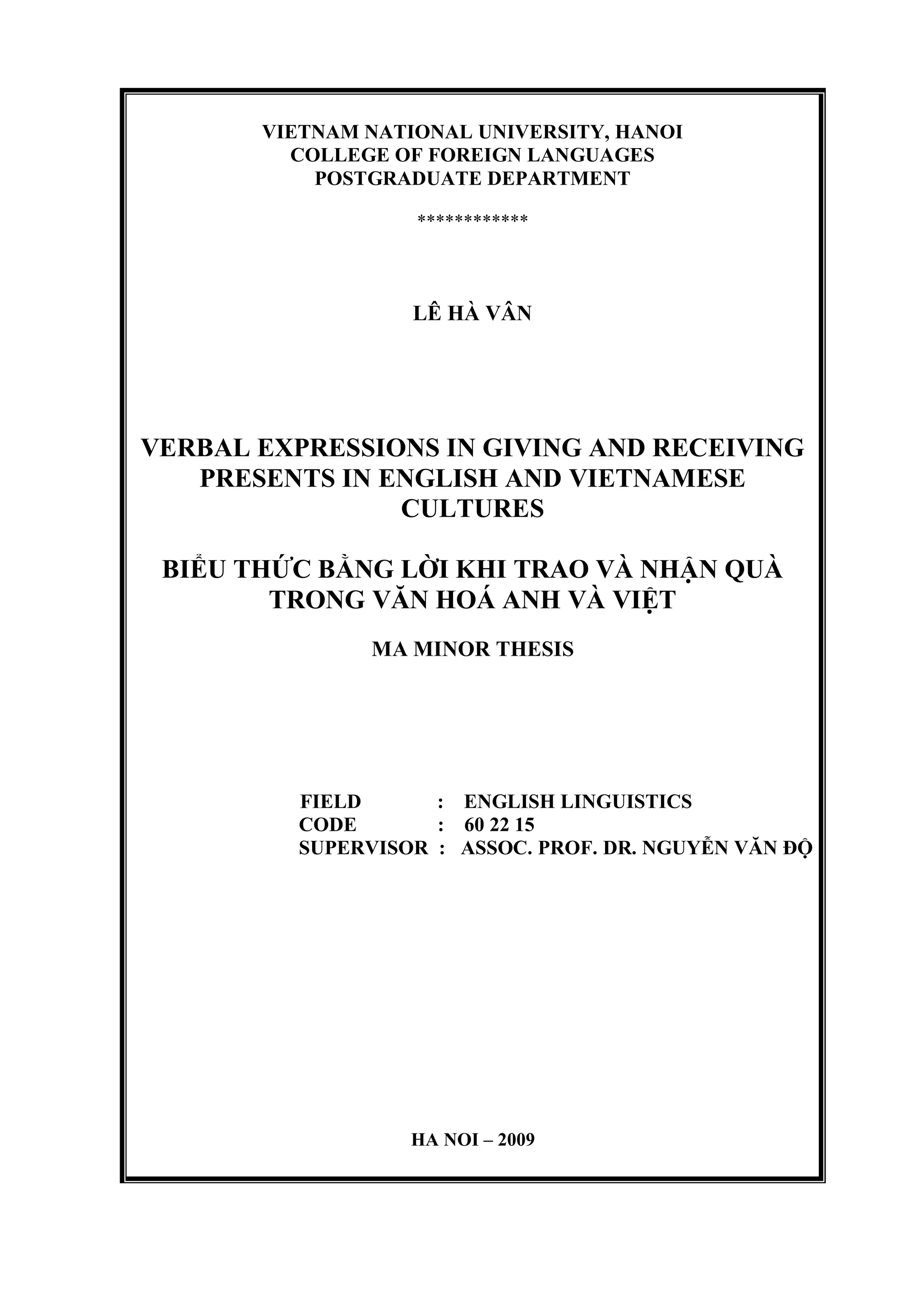 Verbal expressions in giving and receiving presents in English and Vietnamese cultures.pdf