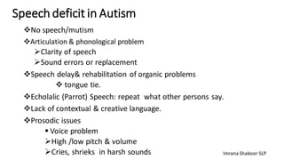 Verbal intervention for non verbal kids | PPT