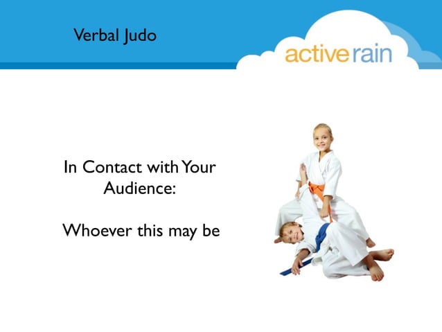 Verbal Judo: The Art of Using Words to Close More Deals | PDF | Web ...