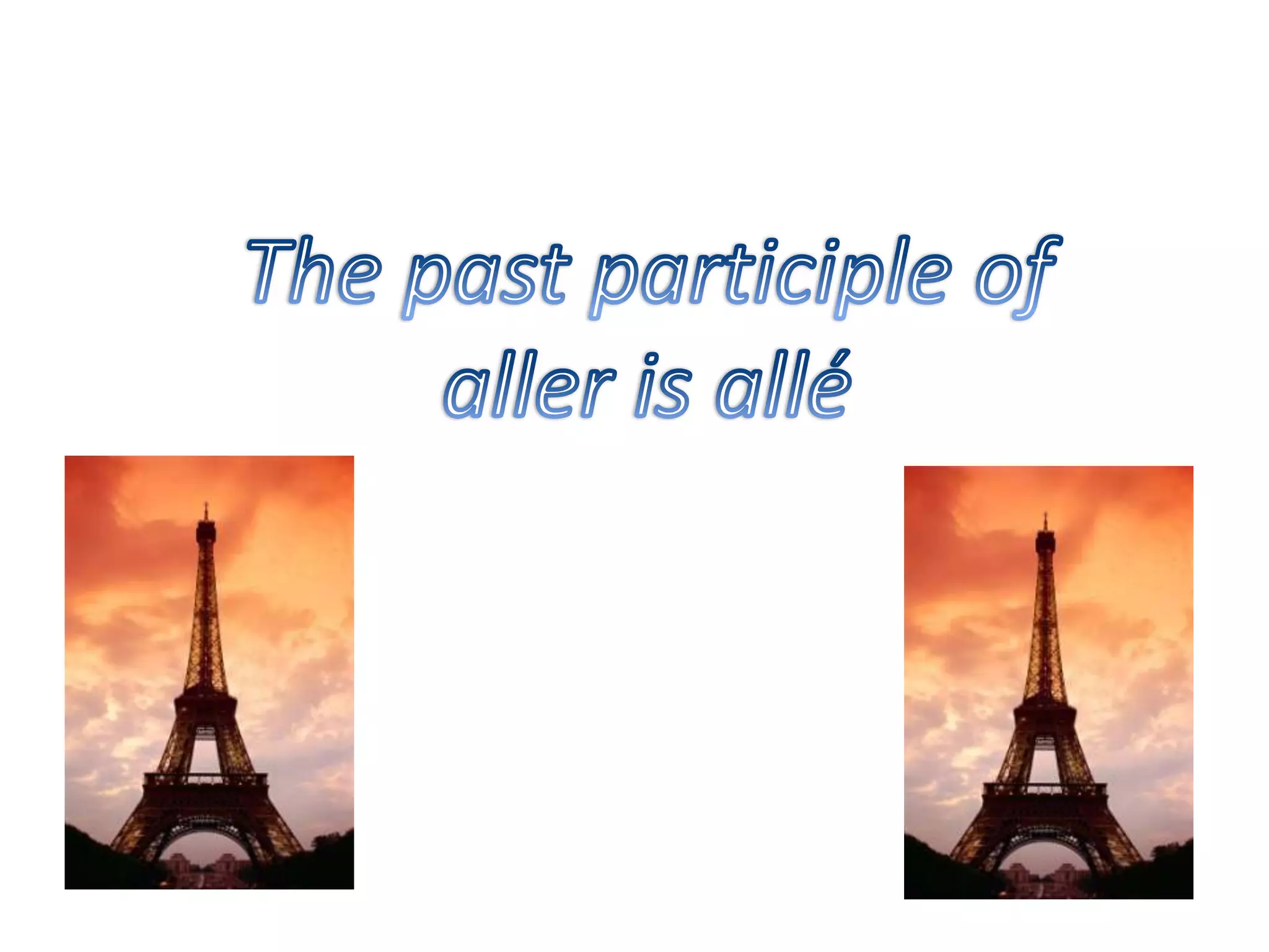 The Verb 'Aller' | PPT