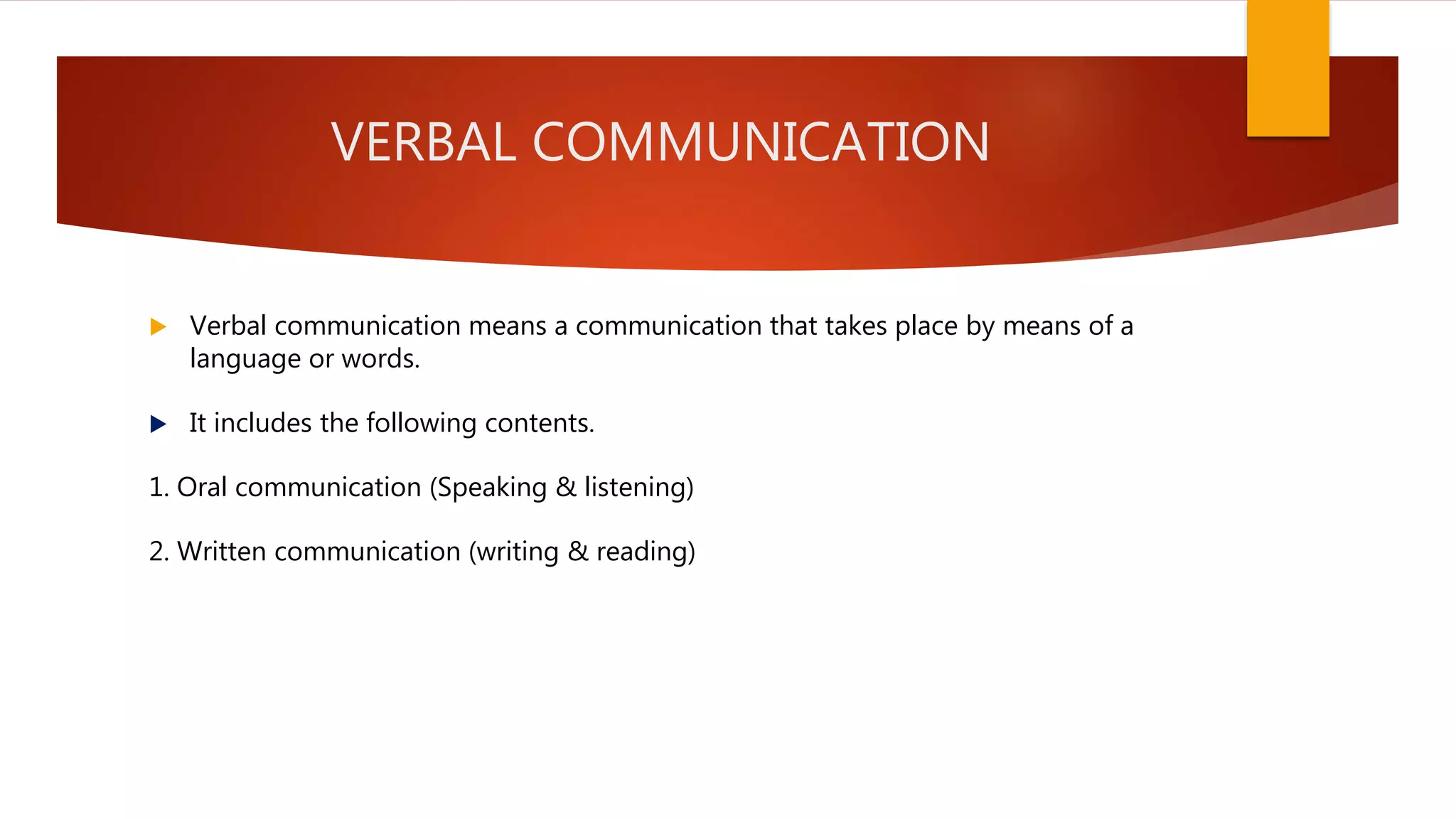 Verbal & non verbal communication | PPTX