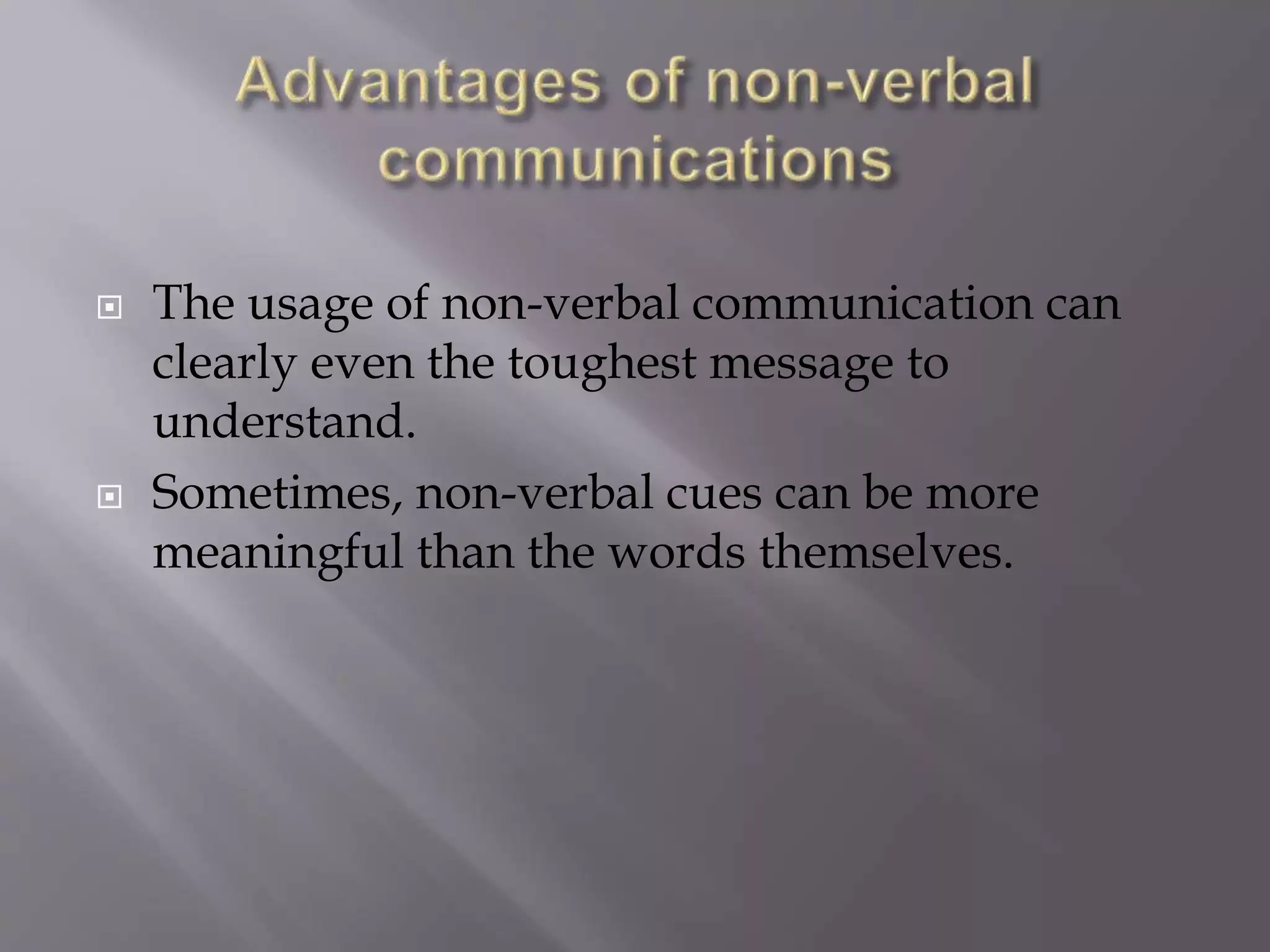 Verbal & non verbal communications | PPTX
