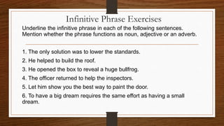Verbal Phrases participial, gerund and infinitive.pptx