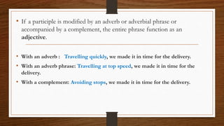 Verbal Phrases participial, gerund and infinitive.pptx