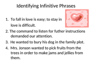 Comprehensive Guide to Infinitive Phrases in English Grammar | PPT