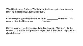 verbal practice 1-1.pptx and improve communication skills | PPTX
