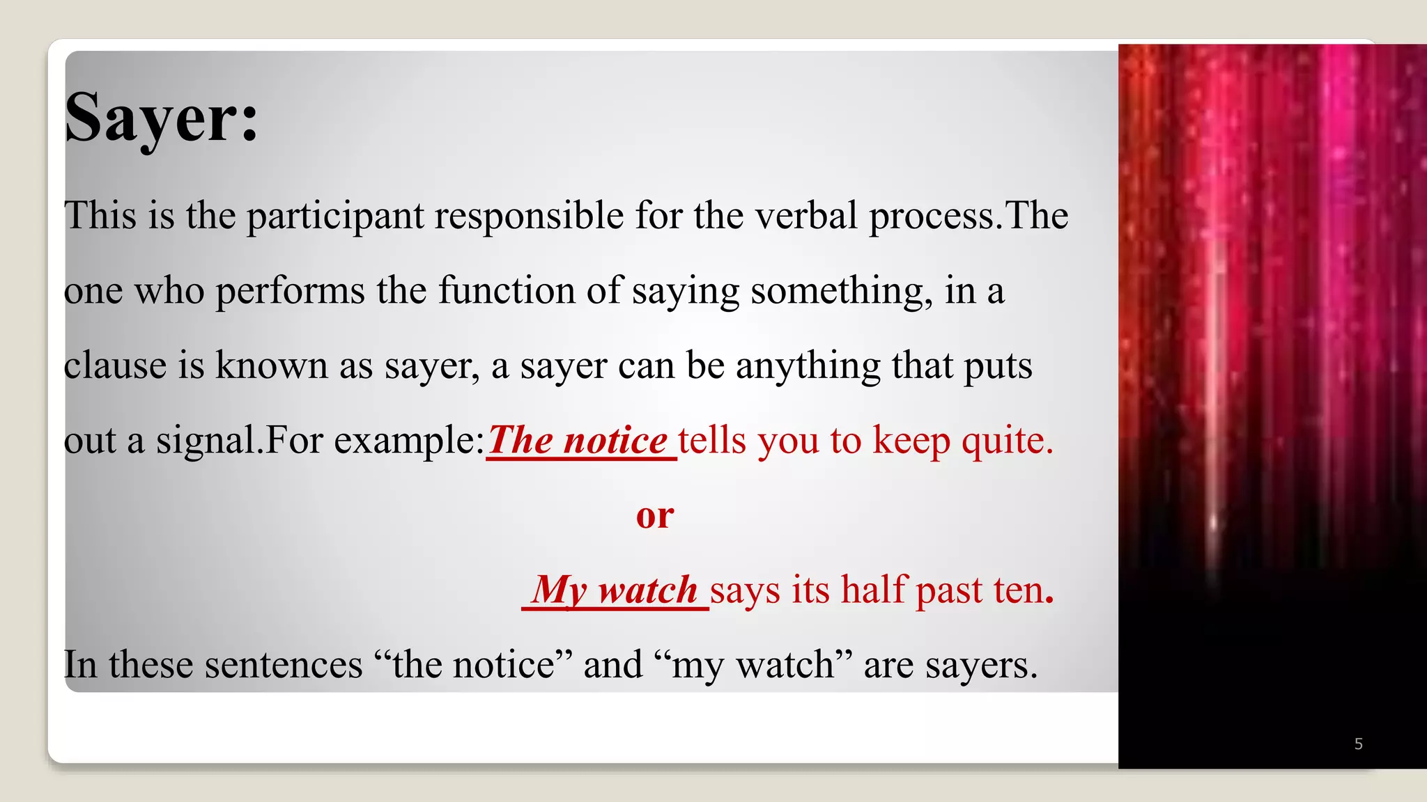Verbal process | PPTX | Law