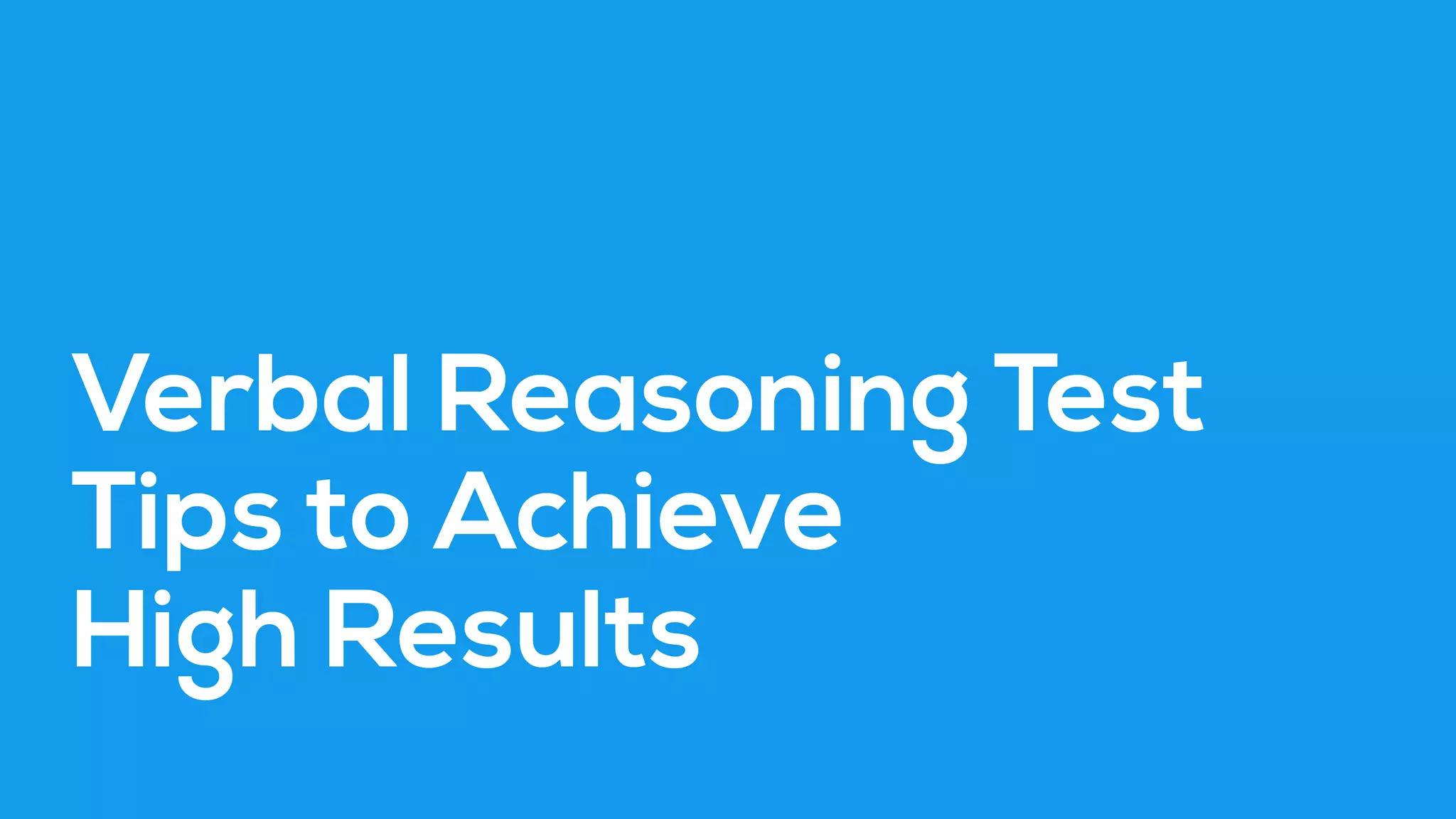 Verbal Reasoning Test Tips Pdf 8733