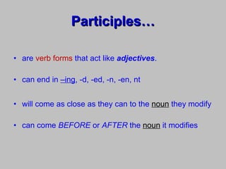 Verbals | PPT