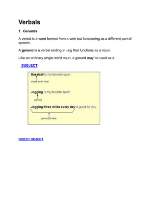 Verbals | DOCX