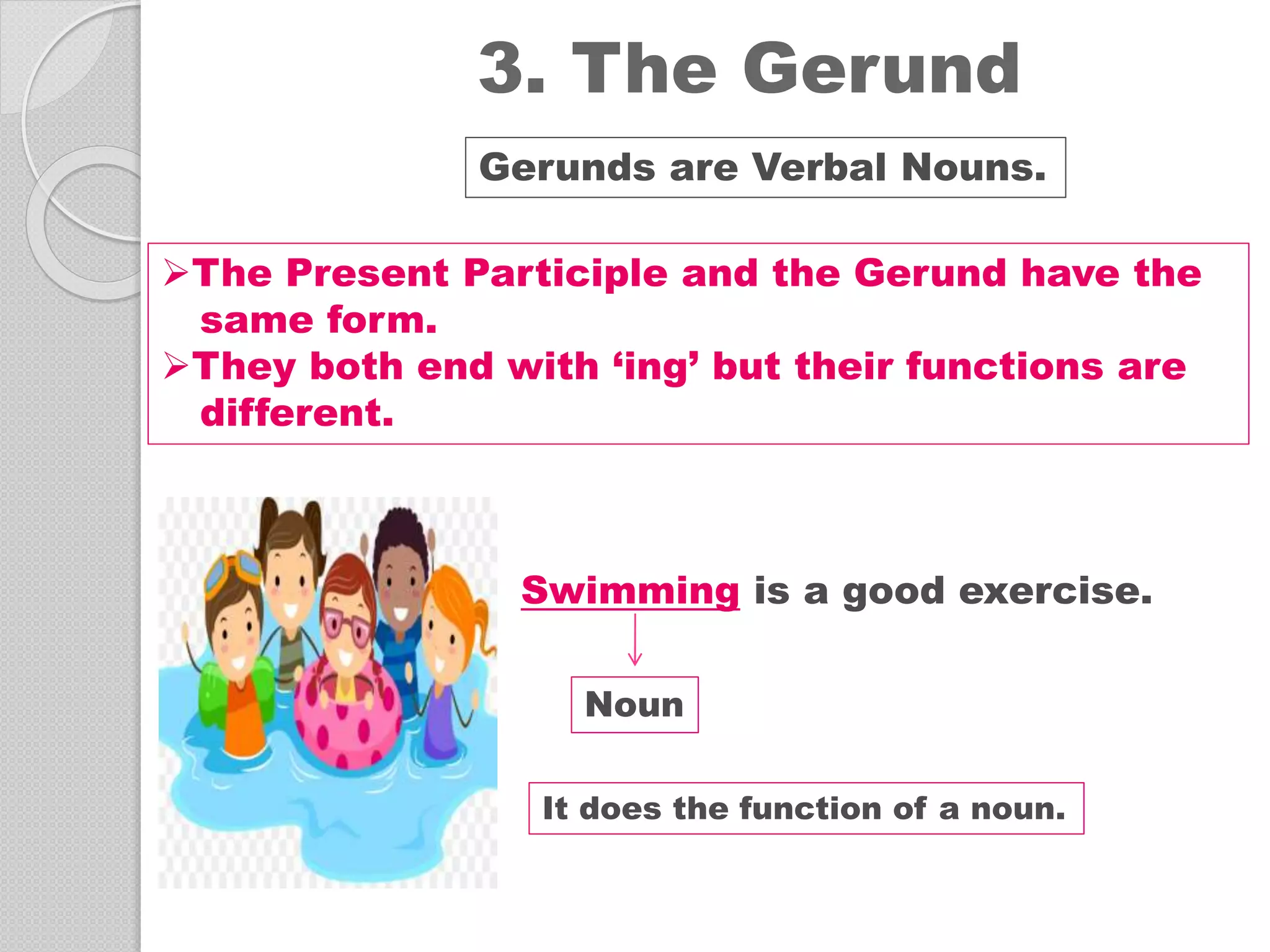 Verbals (Non-finite Verbs) | PPT