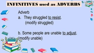 VERBALS- grade 9 lesson- VERBALS AND FUNCTIONS | PPTX