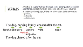 verbals meaning and usage in the sentence.pptx