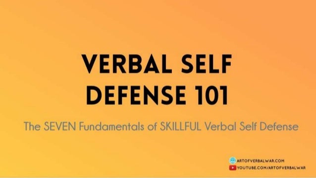 Self Defense Examples - Health Info