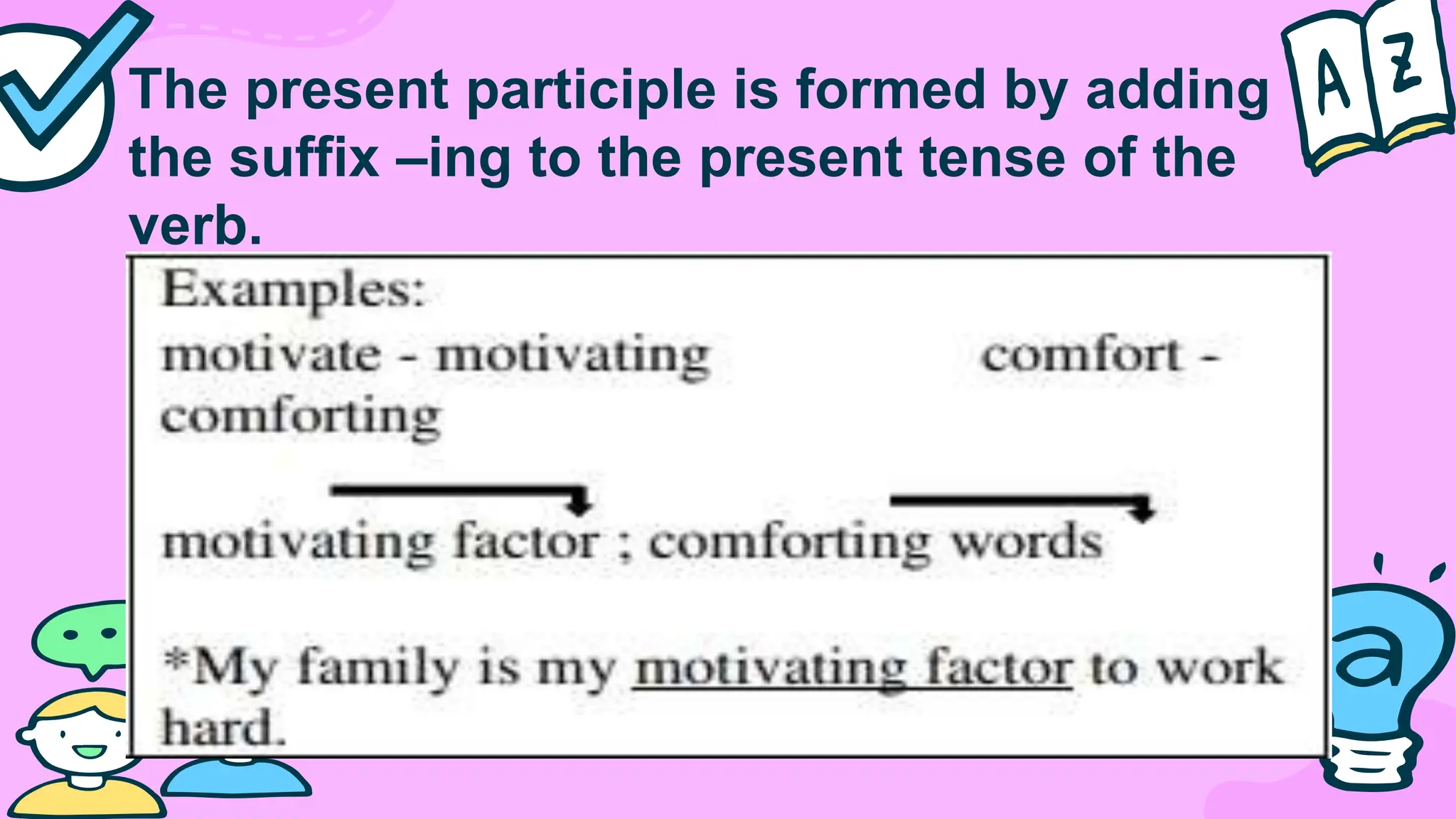 verbals(gerund, Infinitives, and participles).pptx | Dance | Fine Art