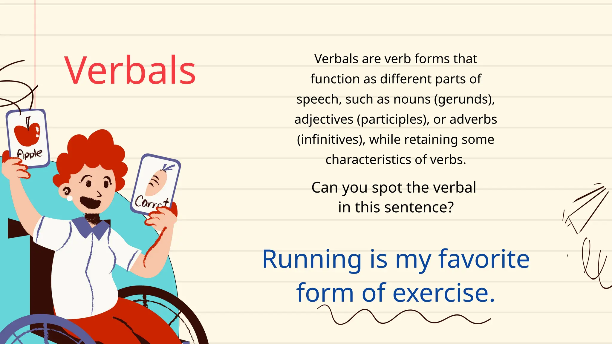 Verbals, Gerunds and Participles Lesson for Middle School.pptx