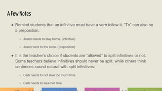 Teaching Grammar: verbals | PPTX