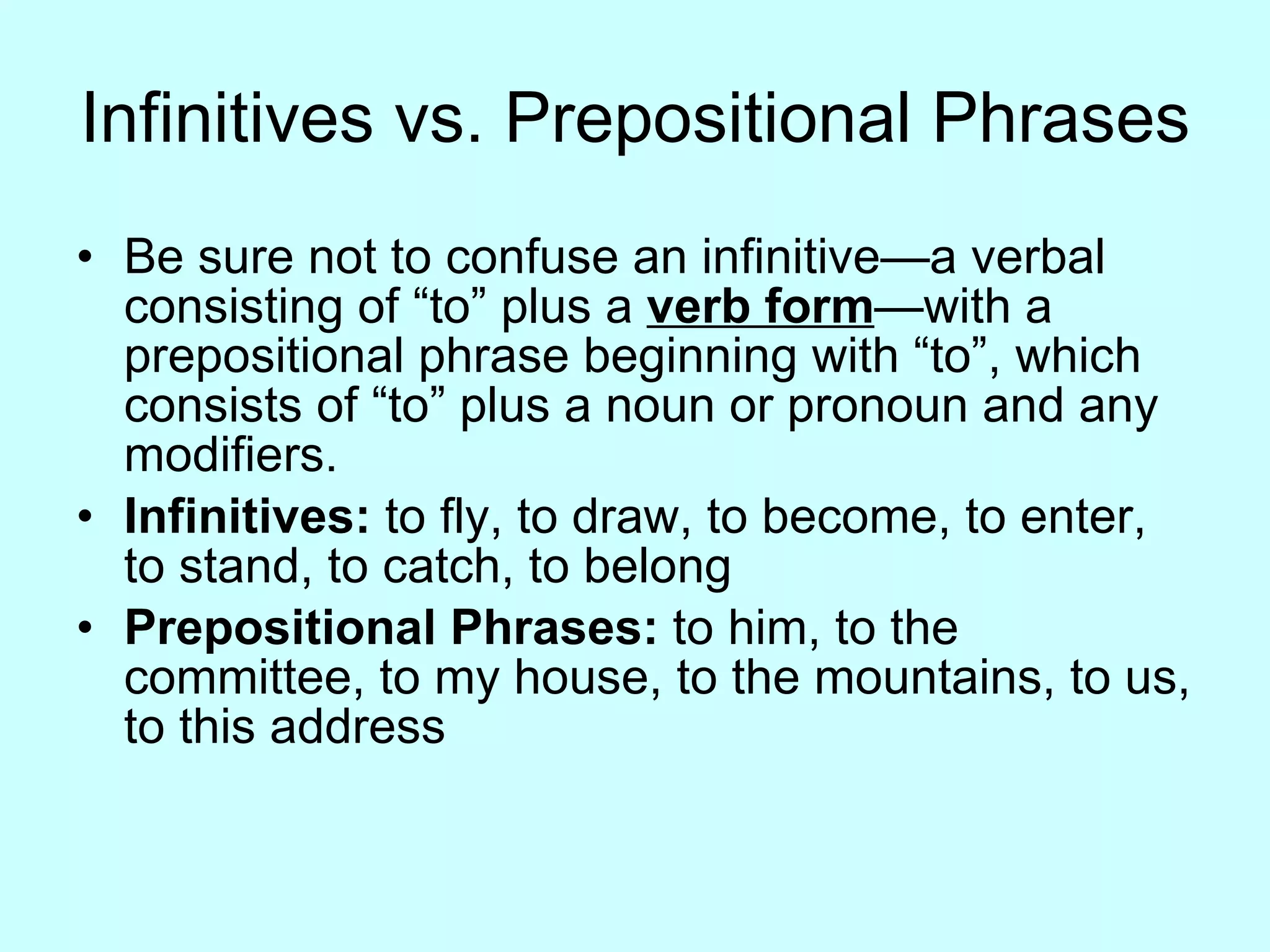 Verbals+powerpoint | PPT