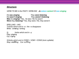 Verbal tenses bach | PPT
