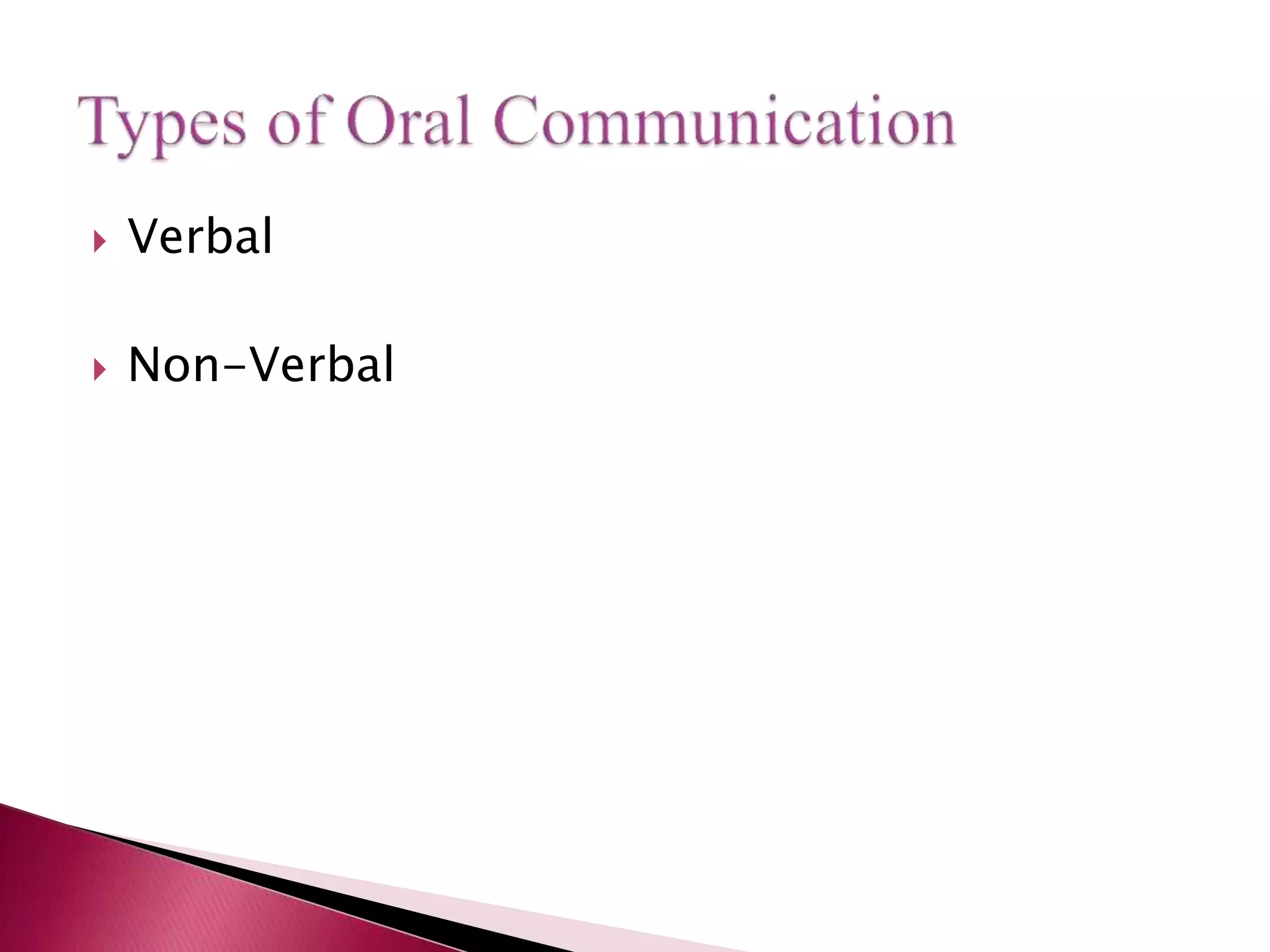 Verbal written communication | PPTX