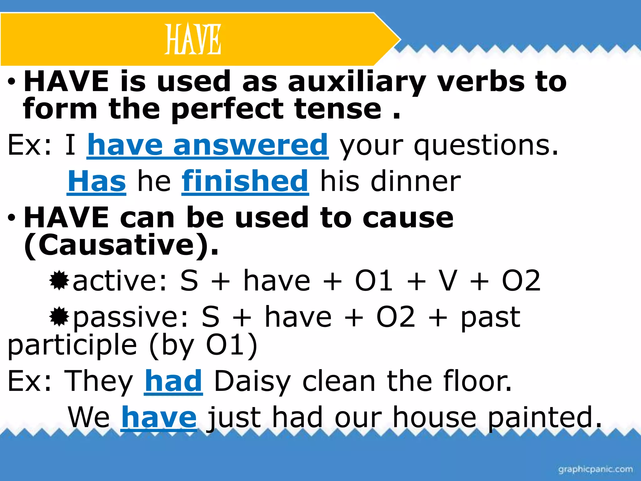 Verb and verbals | PPTX